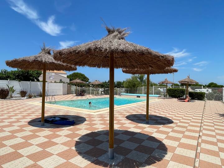 Bel Appartement Dans Résidence Avec 6 Piscines - Le Barcarès