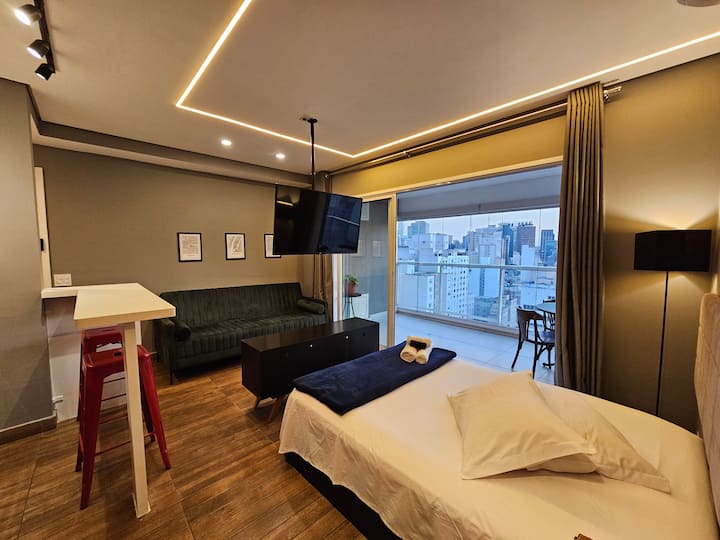 Loft Aconchegante Na Augusta | 2005 - Liberdade