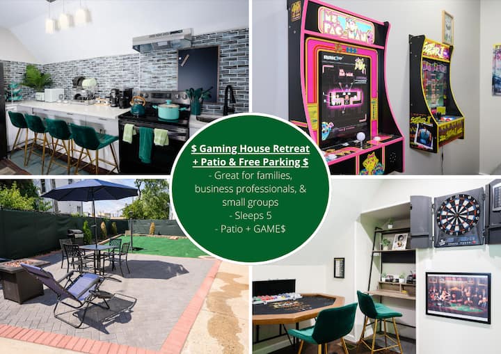 Vintage Arcade Apt With Games & On Site Parking - Chicago, IL