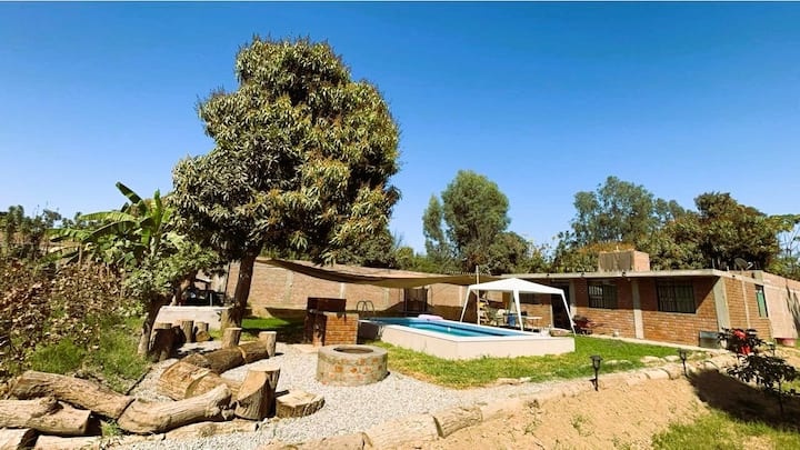 Casa Privada En Ica, Piscina + Fogata + Naturaleza - Ica
