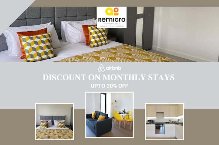 24%off|monthlystay|family|contractor|business|1bdr - St Albans