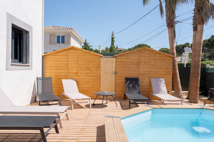 Villa Mejan Avec Piscine Et Jacuzzi - Carry-le-Rouet