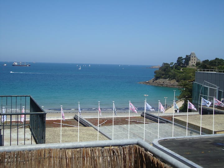 Hyper Centre - Balcon Vue Mer Latérale - Dinard