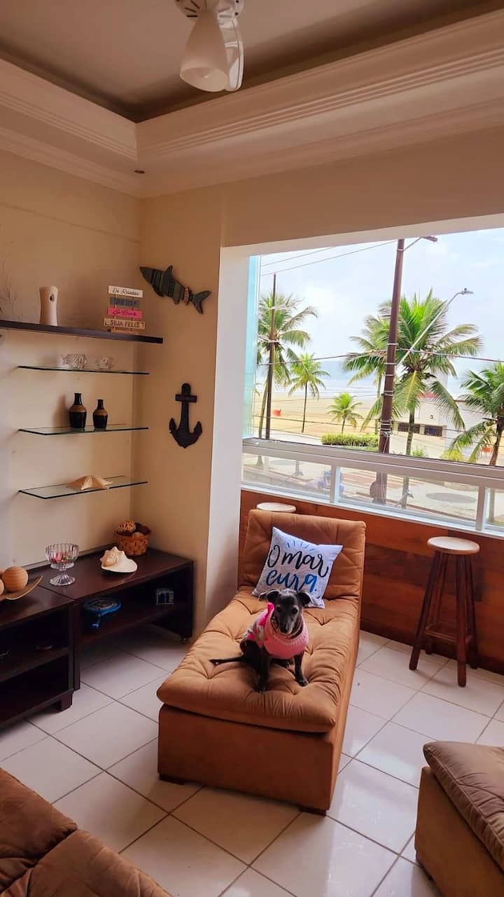 Praia Guilhermina - Pé Na Areia Acomodação Básica - Praia Grande