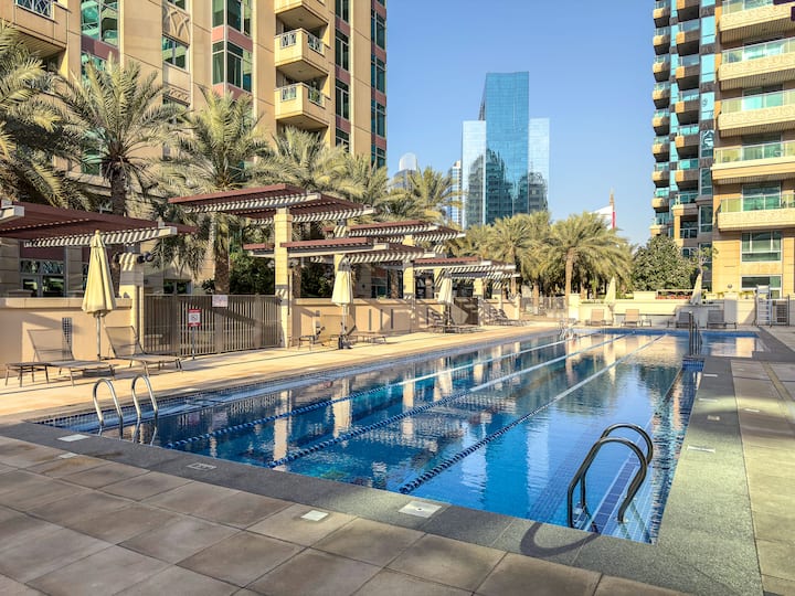 Stylish 3br | Walk To Metro, Pool, Dining, Shops - Dubaï Marina