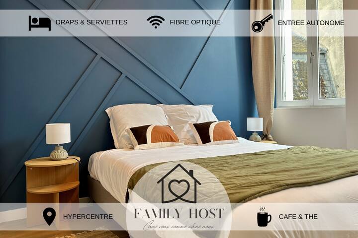 Charlie Blue - Centre-ville Nevers - Wifi Fibre - Nevers
