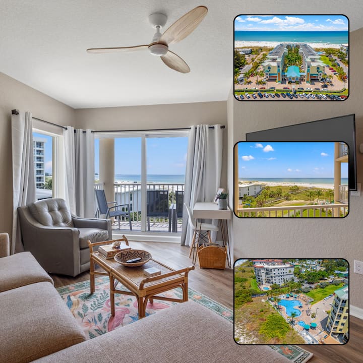 Coastal Beachfront Escape In Treasure Island! - South Pasadena, FL