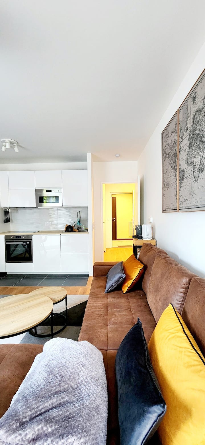New & Serene 1-bedroom Apart Near Ladéfenseparis - Suresnes
