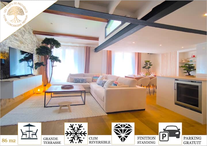 Tropézia- Standing T4 Terrasse Et Parking Cassis - Cassis