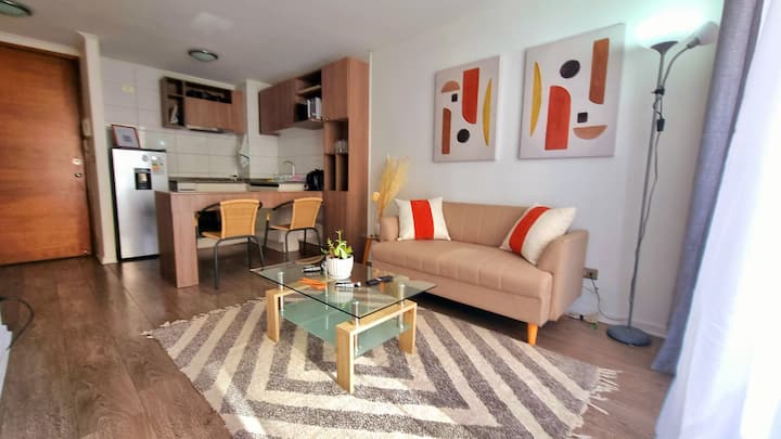 Cozy 2br/2ba Near Metro & Sights - Santiago, Chile