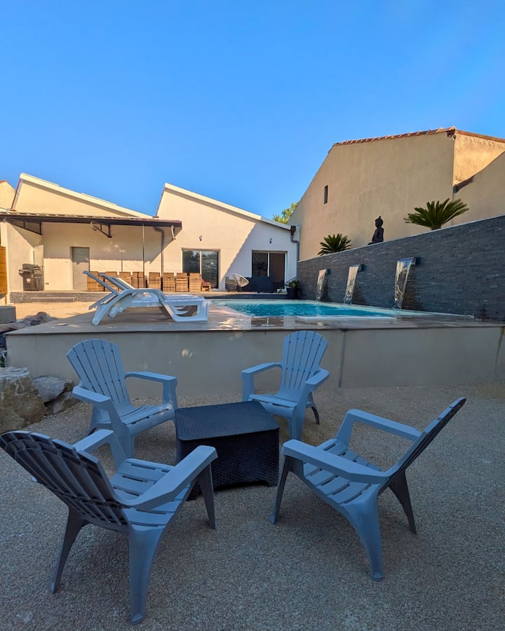 Loft Entre Vignes Et Truffes - Piscine, Spa & Jeux - Valréas