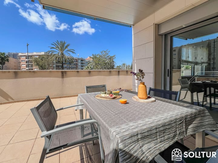 Apto Llac En Primera Línea De Mar Con Terraza - Calafell