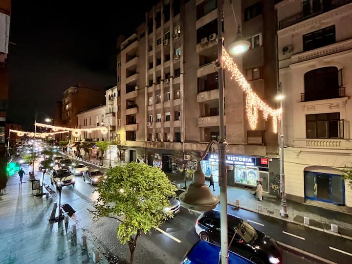 Calea Victoriei Luxe  Cozy Apartment With Balcony - Bucarest