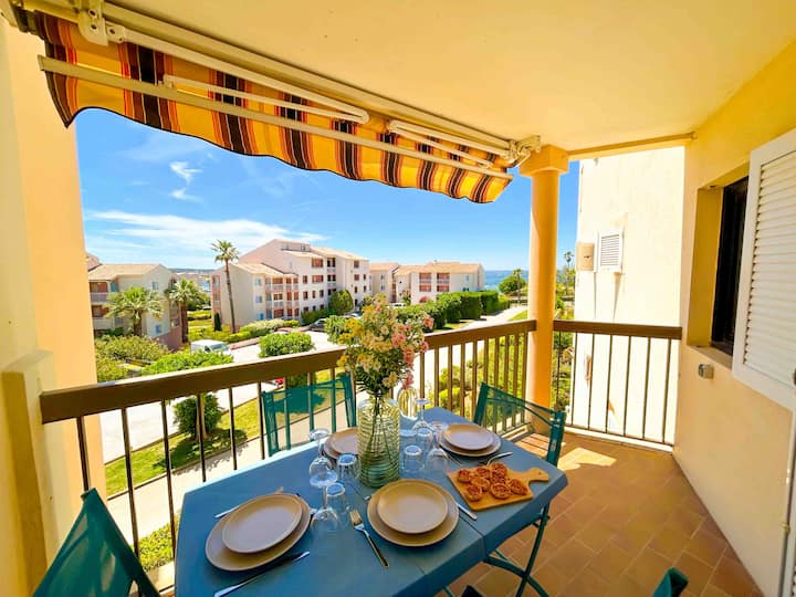 T2 Au Calme Avec Piscine Et Parking - Six-Fours-les-Plages