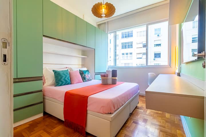 Newly Renovated Vibrant Retro Lines & Modern Vibes - Brasilien