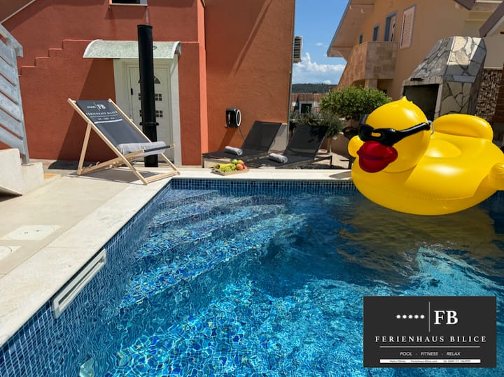 Ferienwhg Bilice 2- Pool Beheizt - Fitness - Relax - Šibenik