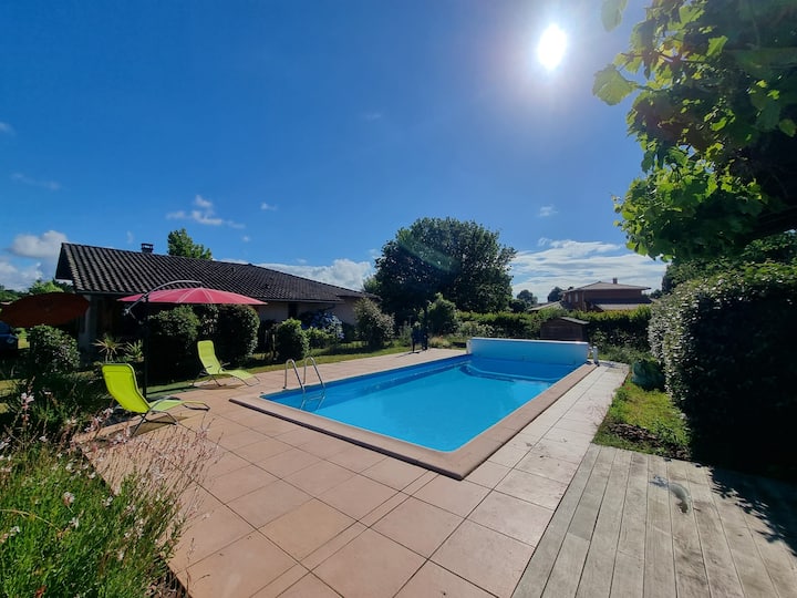 Landaise Lou Pao – 2 Maisons, Piscine, Lac De Léon - Landes