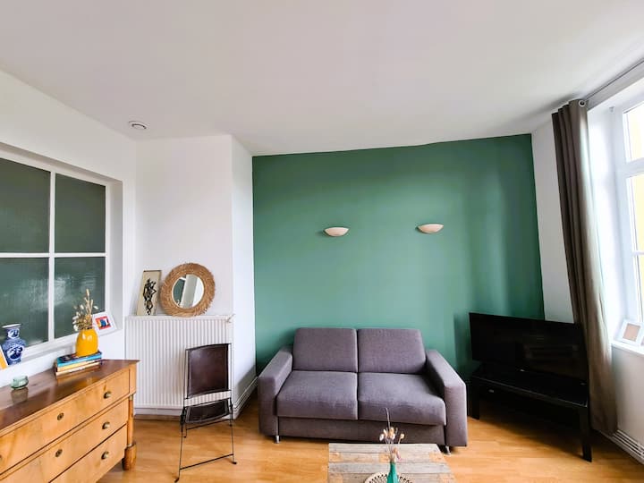 Grande Suite Familiale 2 :Salon/cuisine/2 Chambres - Lille