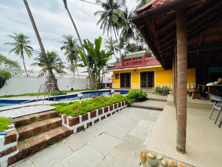 3bhk Portuguese Villa With Pvt Pool In Anjuna - Anjuna
