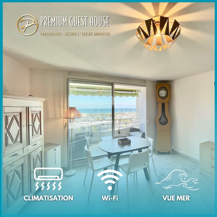Pgh N°34 - Vue Mer & Port, Climatisé - La Grande-Motte