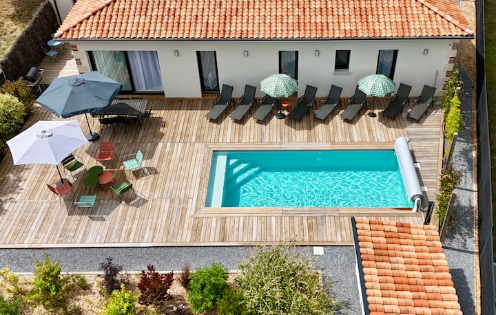 Villa 8 Personnes, Proche De Léon, 8min De L'océan - Vielle-Saint-Girons