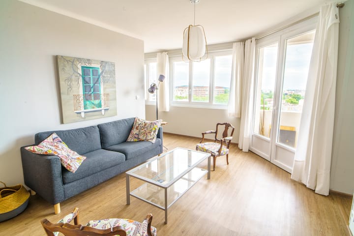 Vue Exceptionnelle & Confort – Toulouse Centre - Jardin Royal, Toulouse