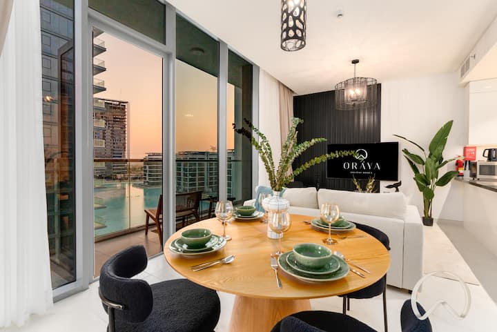 Sleek 1br In District One | Crystal Lagoon Access - Dubai