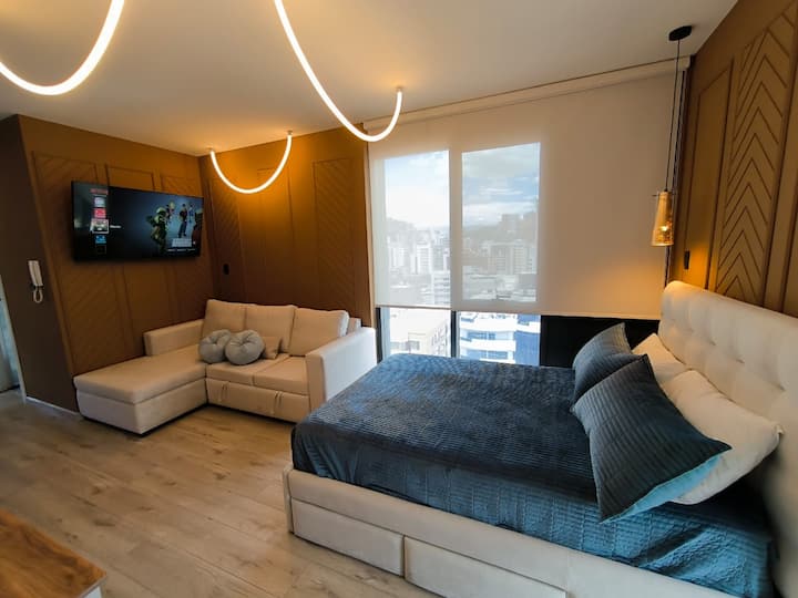 Studio Lux Para 4 Carolina Quito Piso 13 Coliving - Kito