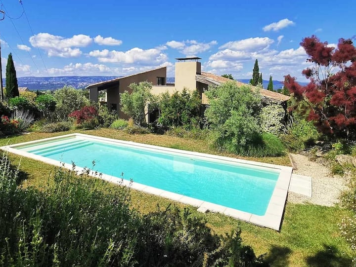 Contemporain Et Spacieux*piscine Privative*wifi - Pélissanne