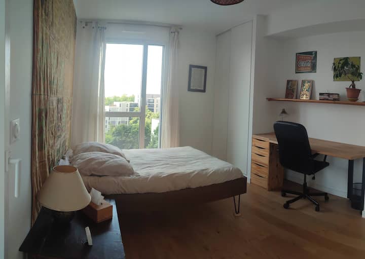 Chambre + Terrasse Dans Loft - Bruz
