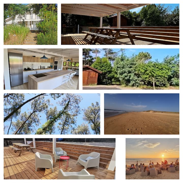 Villa Naéco, 4 Chambres , 8 Pers, Proche Plage - Capbreton