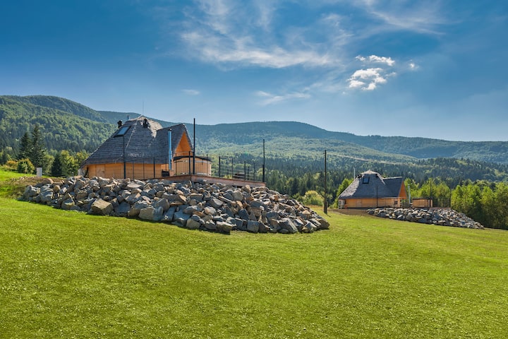 Osada Poli Zawoja -  Domek Nr 5 Z Prywatną Balią - Białka