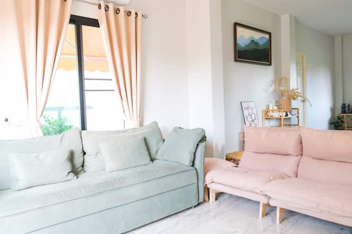 Jj House Near Golf,กาดฝรั่ง 4 Br 13km To Old Town - Hang Dong