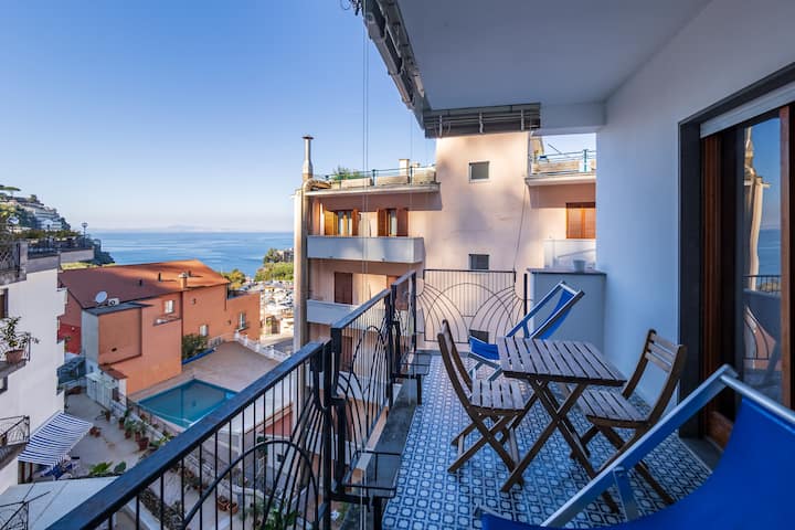 Capo Sereno - Large & Bright Apt With Terrace - Sorrente