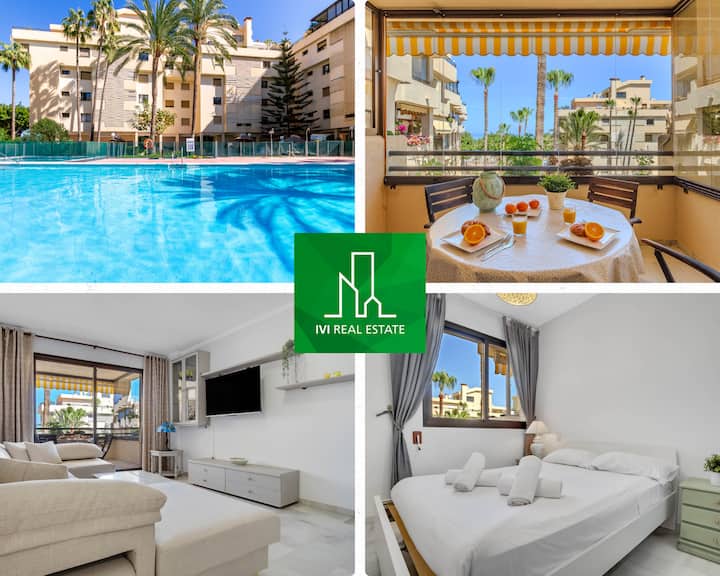 Ivi. Seafront - Pool- Garage. Carihuela - Torremolinos