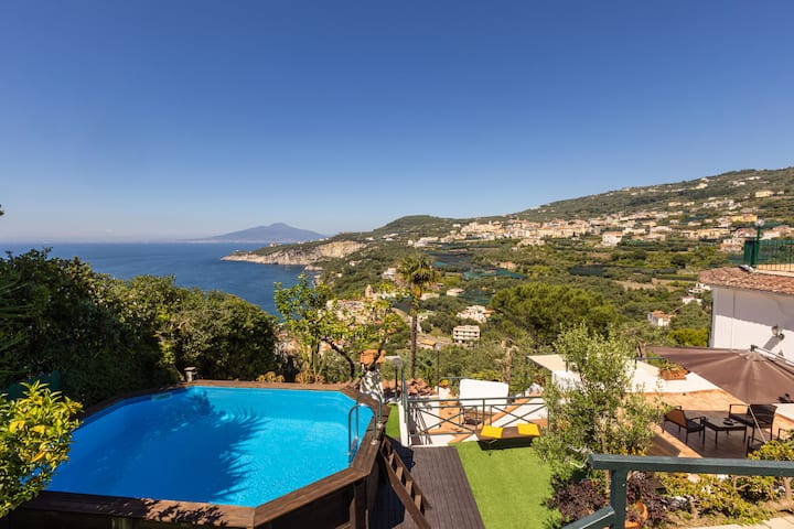 Villa Panorama With Private Pool & View - Capri