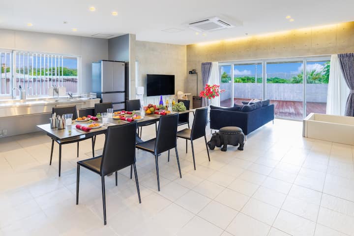 Luxury Villa/for Families/water Server/gas Dryer - Okinawa