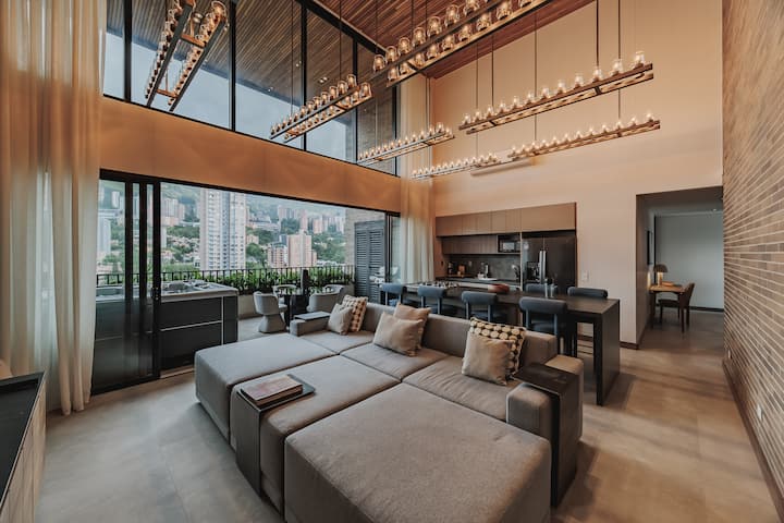 2350 Sqft Duplex W/ Panoramic City View~morph 2102 - Medellín