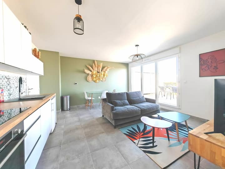 Appartement Lumineux Avec Grande Terrasse (3*) - La Rochelle