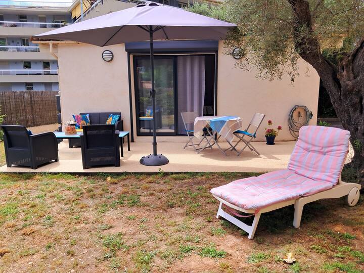 Studio Individuel De Vacances Terrasse Et Jardinet - Vence
