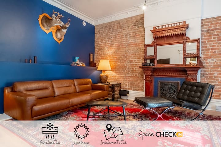 Le Cozy Charlie Biddle | Wifi | Tv | | Ac - Montreal
