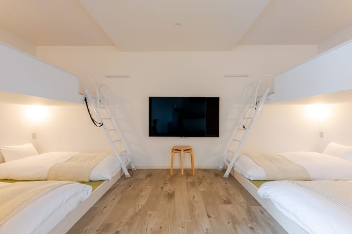 全員別々のベッドで快眠！最大6名｜西新駅7分｜天神へ8分｜商店街すぐ#01 - Fukuoka Prefecture, Japan