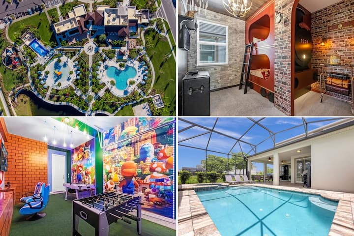 6 Bd/ 4.5 Ba Sleeps 15! Solara Resort (9012 Em) - Floride