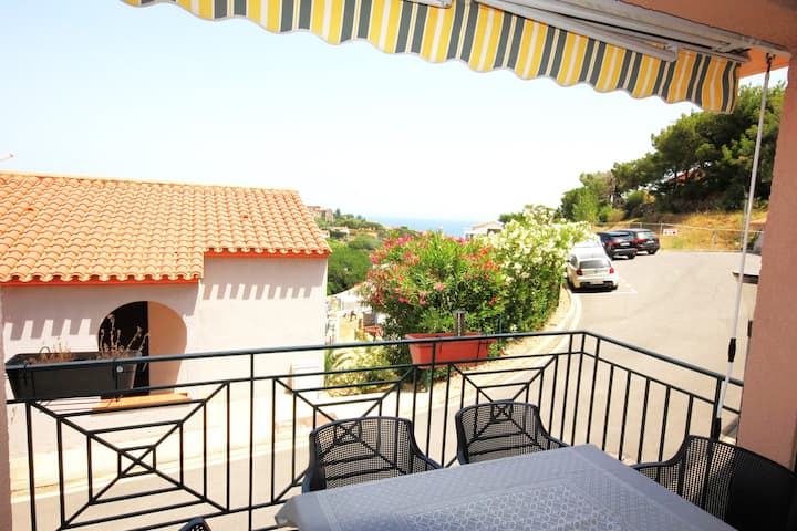 Appartement Climatisé F4  Avec Terrasse Et Garage - Collioure