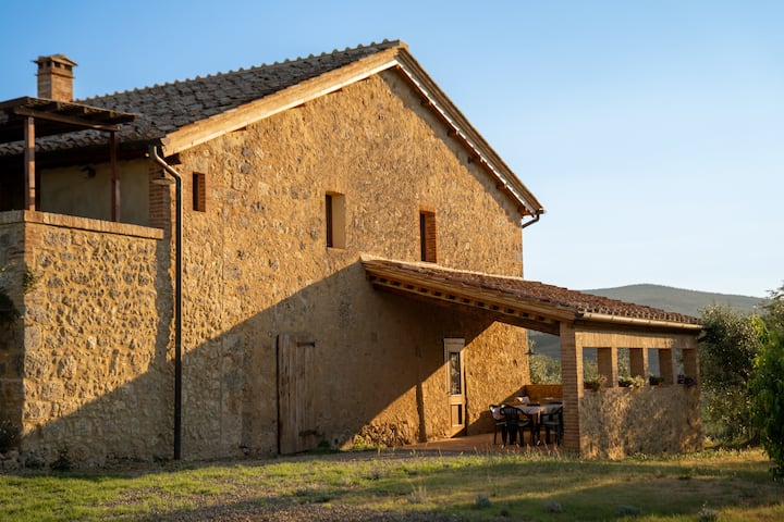 Casale Panoramico Romantico Vicino Siena - Monteriggioni