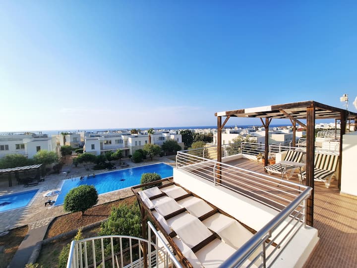 Mountain Seaview Penthouse In A Holiday Village 10 - Northern Cyprus