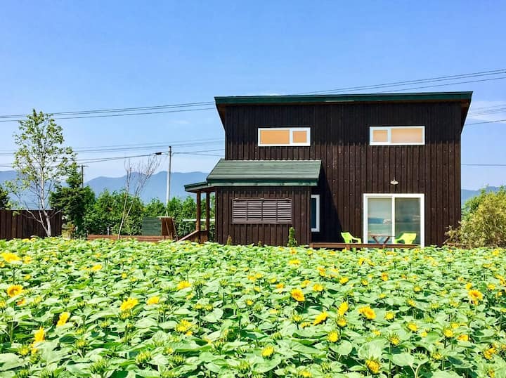 【Pets Ok!/barrier-free】countryside Cottage/6 Ppl - Furano