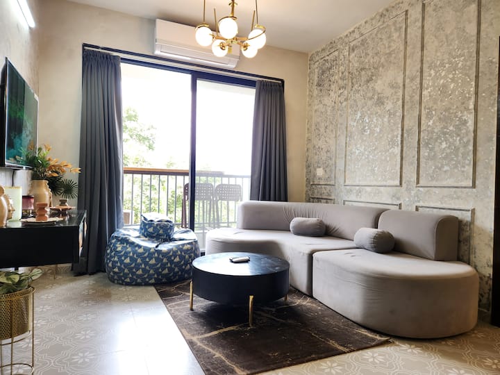 Luxurious 2bhk With Tropical View Candolim A208 - Goa