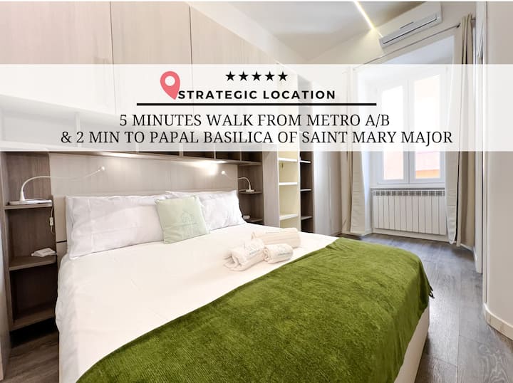 Near Termini Metro & Basilica Of Saint Mary Major - Rome