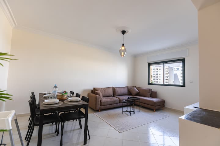 Ruime 3br Appartement Wifi En Airco - Tánger